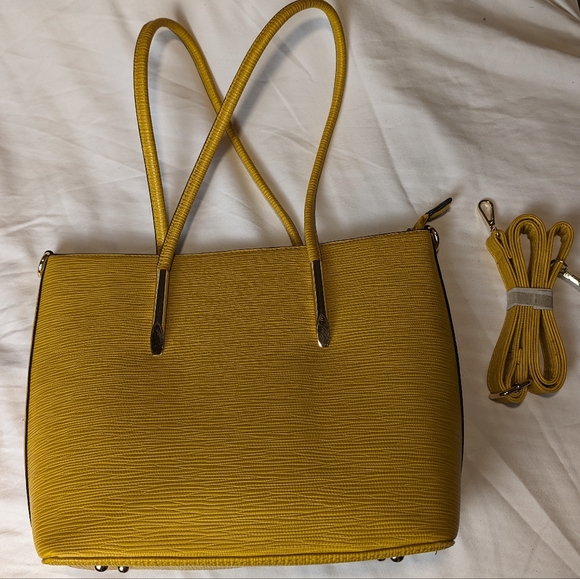 unbranded | Bags | Yellow Large Purse | Poshmark